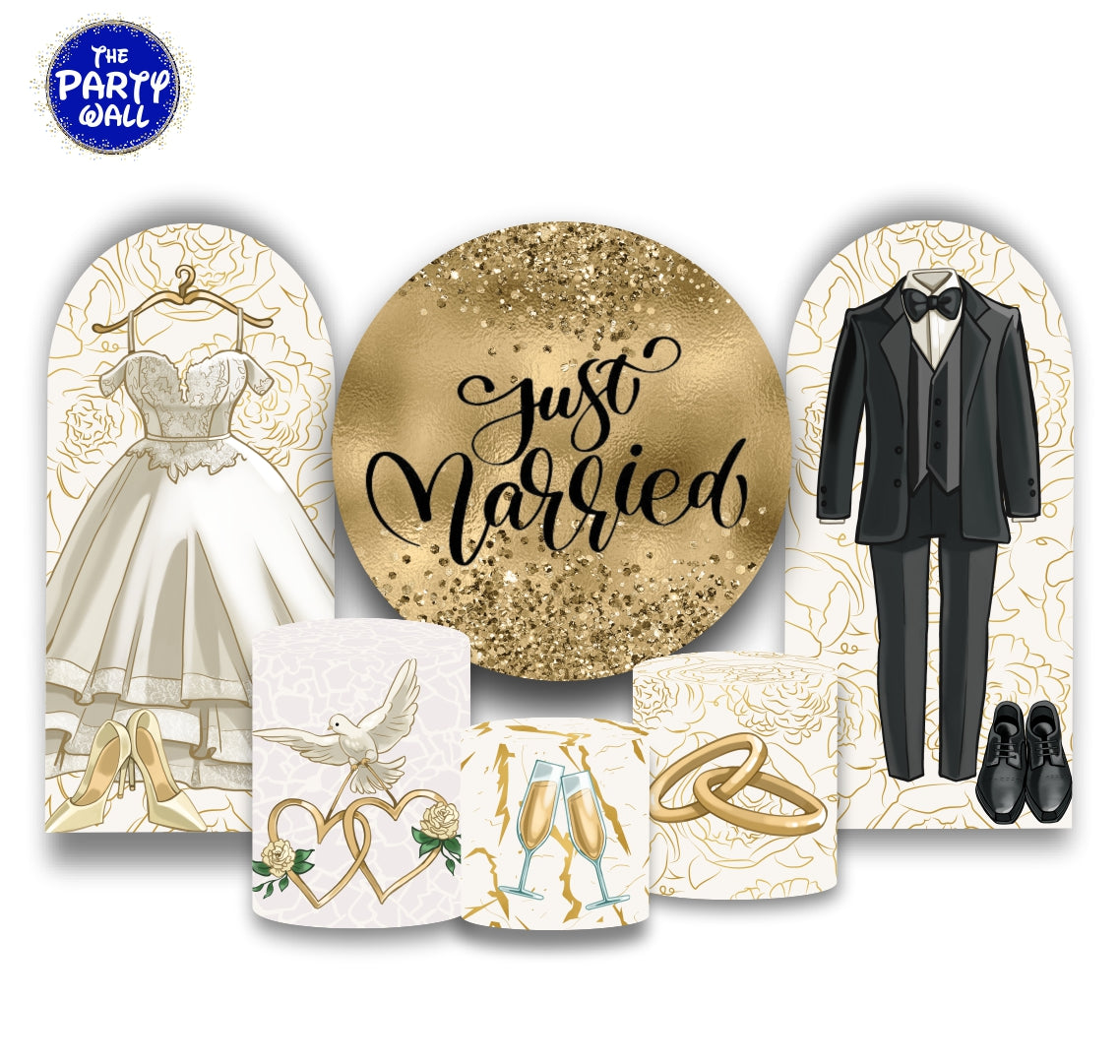 Boda Fundas Para Set 2 Complementos The Party Wall Store